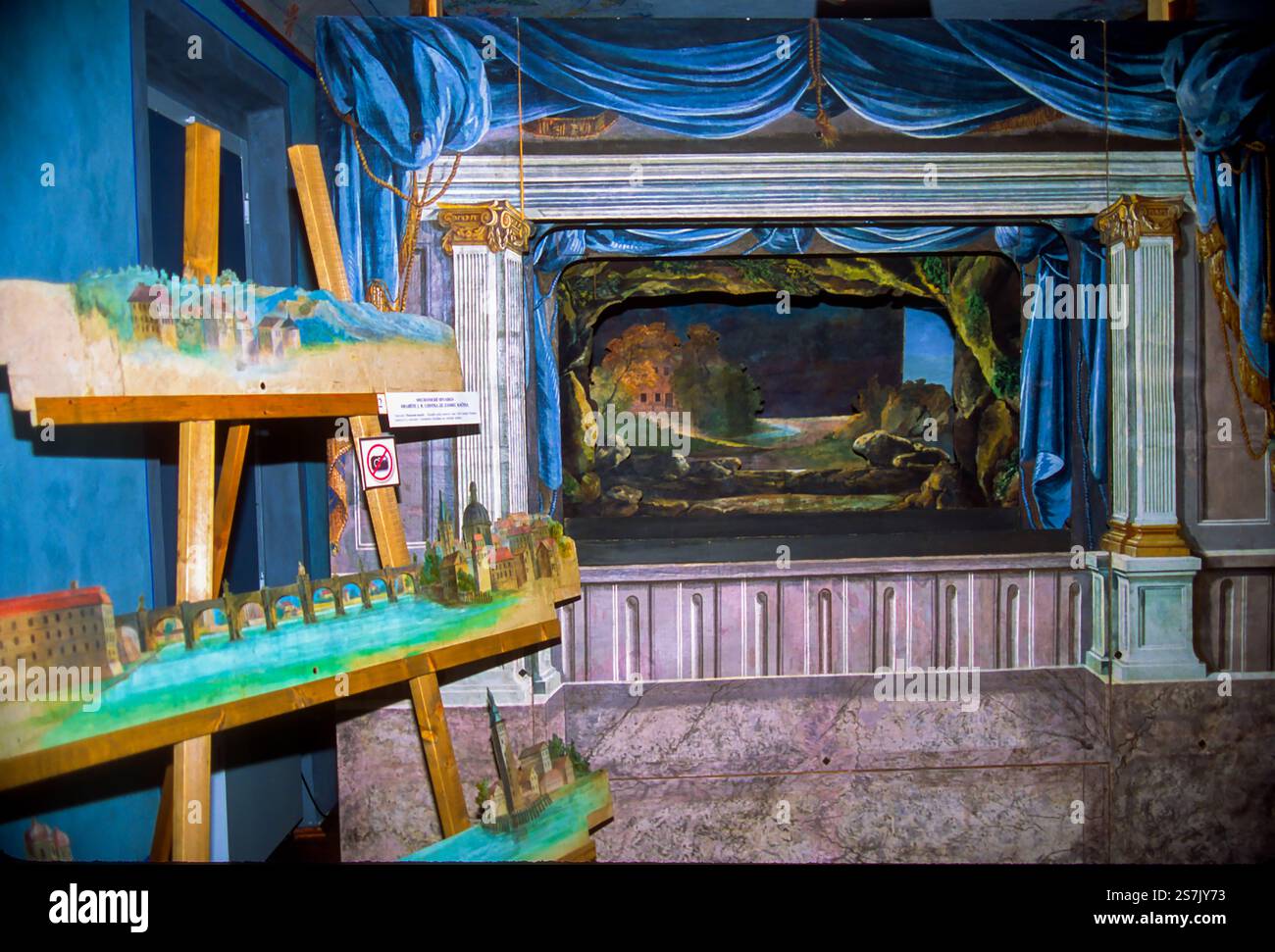 Czech Republic, Czesky Krumlov, Marionette Museum, Fairy Tale House ...