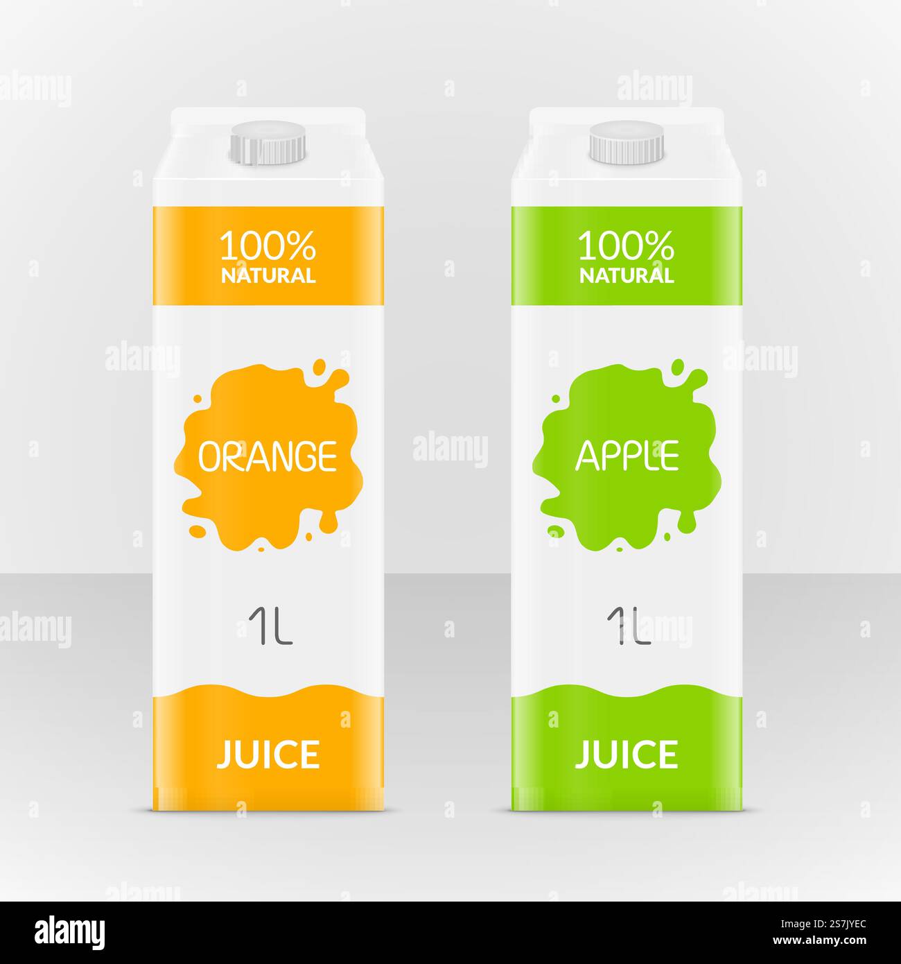 Orange juice carton straw hi-res stock photography and images - Alamy