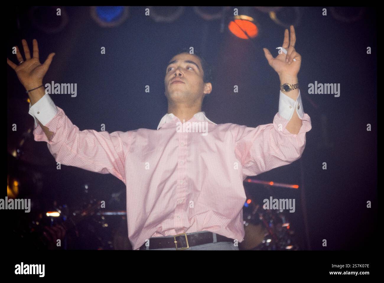 FINLAY QUAYE, YOUNG, CREAMFIELDS, 1998: A young Finlay Quaye smoking a ...