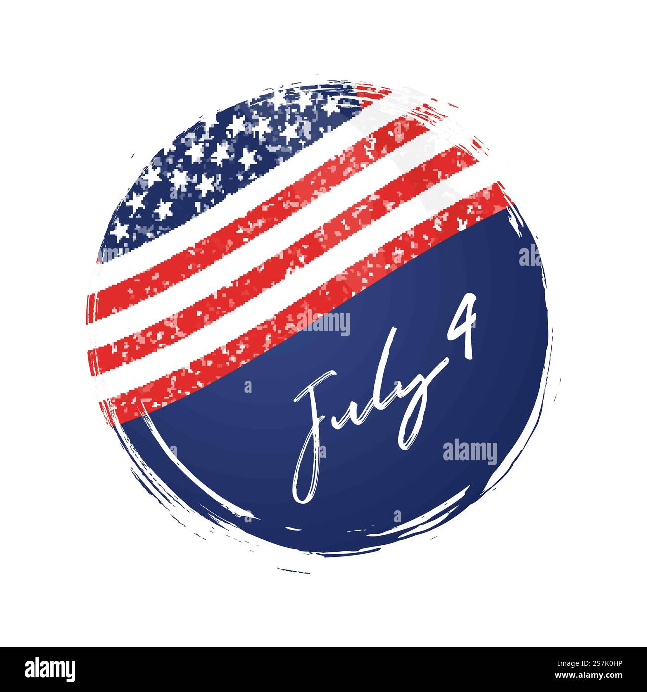 4th July USA flag background. Independence Day America poster. American ...