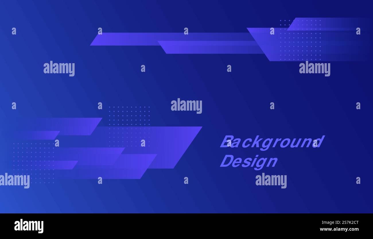 Gradient geometric blue background for your banner, design project or ...