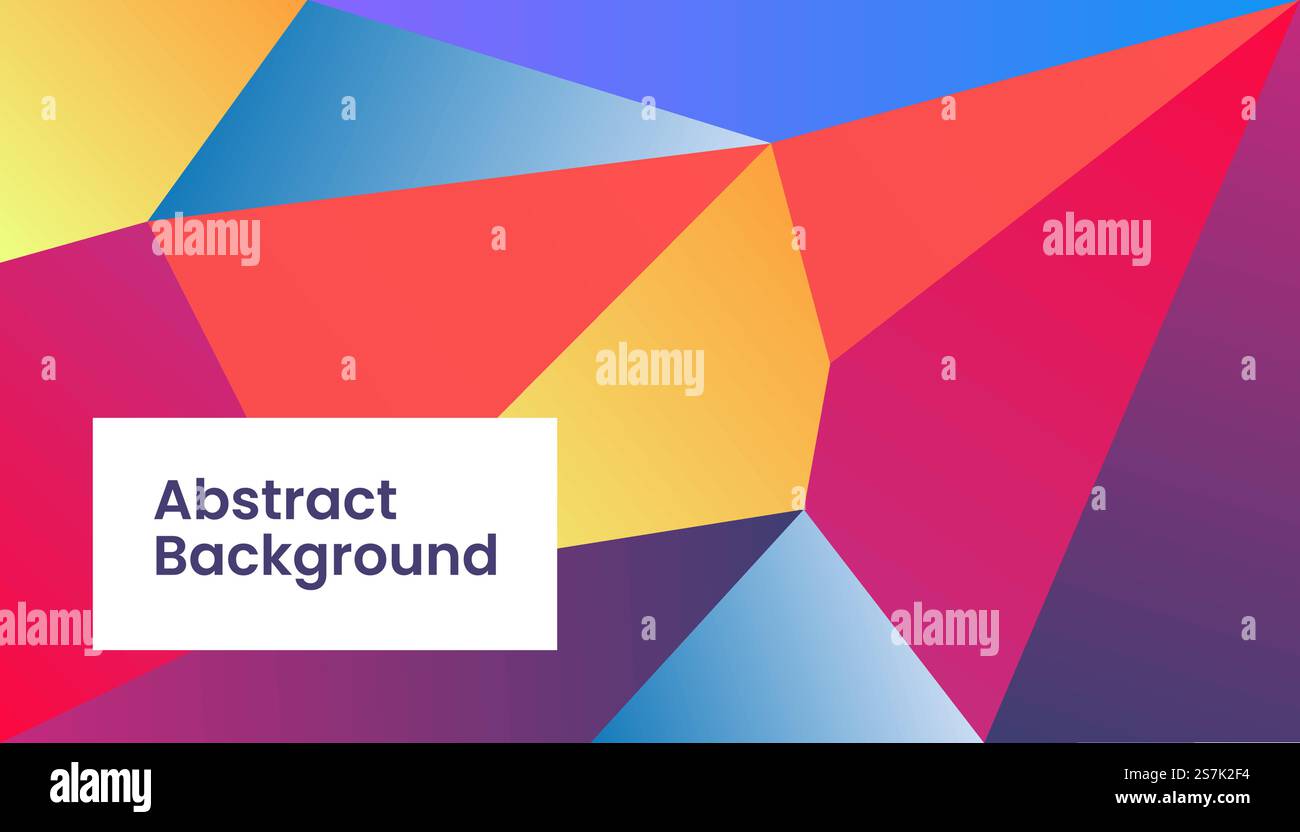 Abstract low poly colorful gradient background design Stock Vector ...