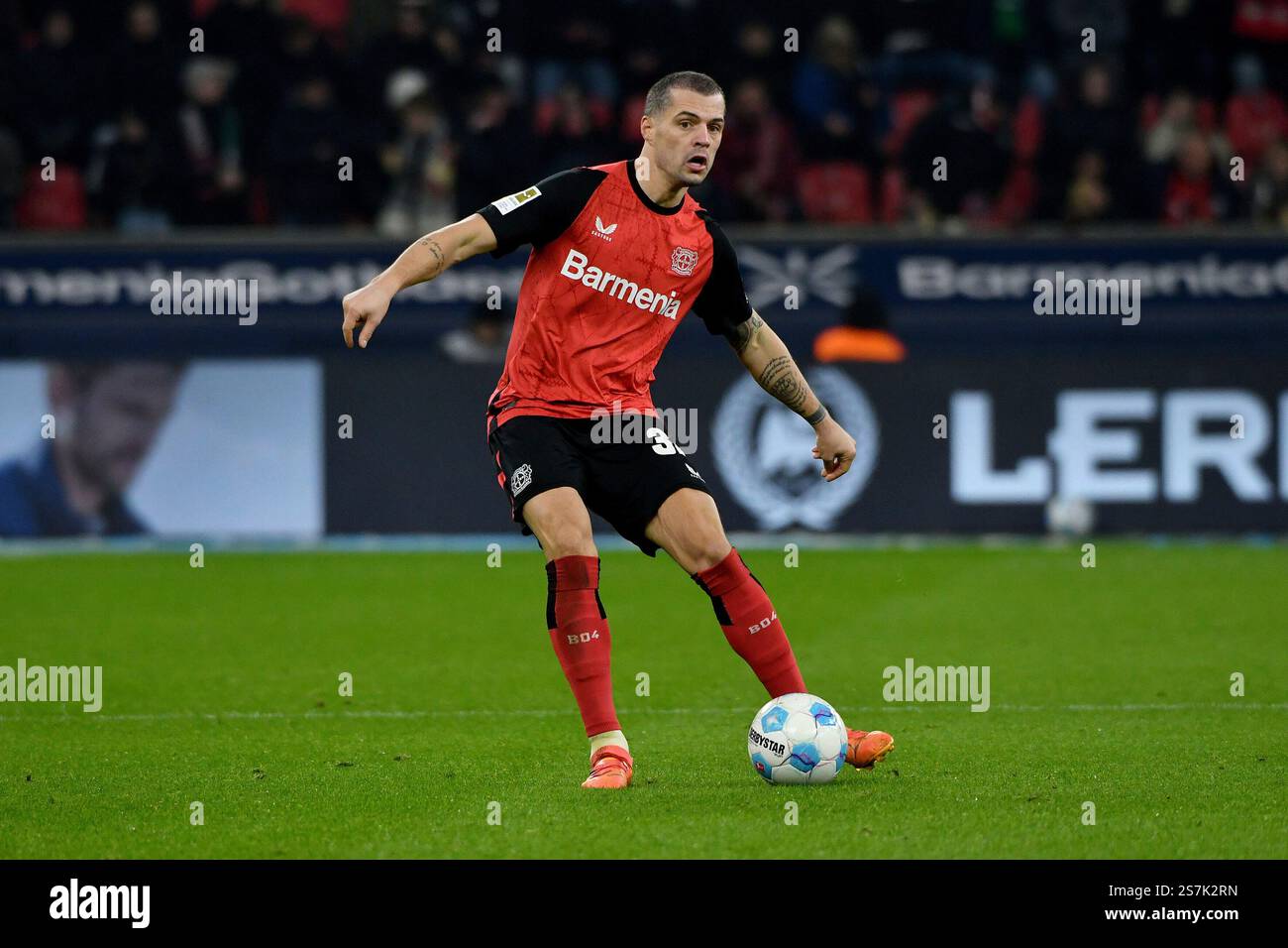 Leverkusen, Deutschland. 18th Jan, 2025. Fussball; Spieltag 18; 1. Bundesliga; Saison 2024/2025 ...