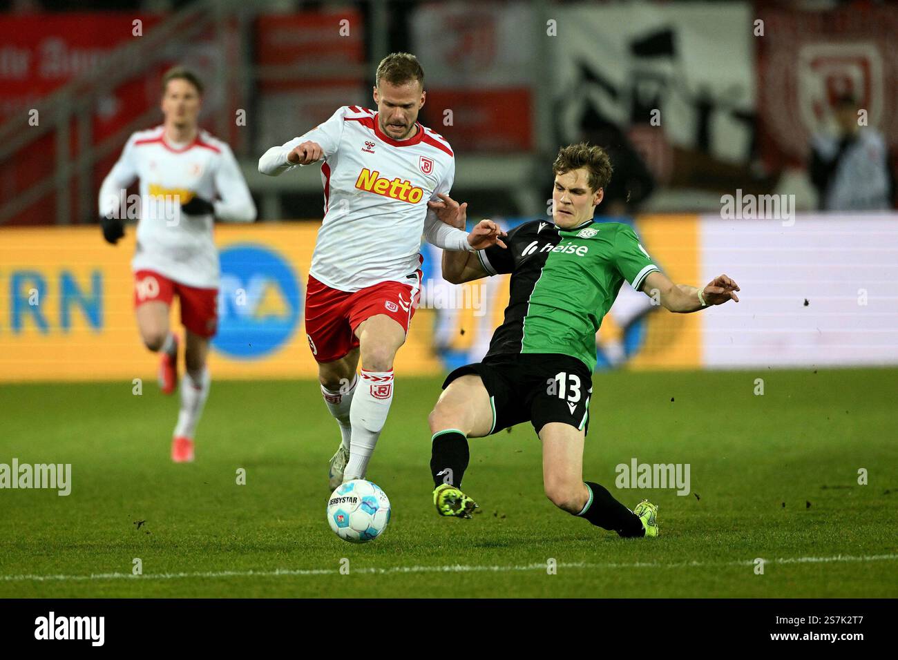 Fussball; Spieltag 18; 2. Bundesliga; Saison 2024/2025; Jahn Regensburg ...