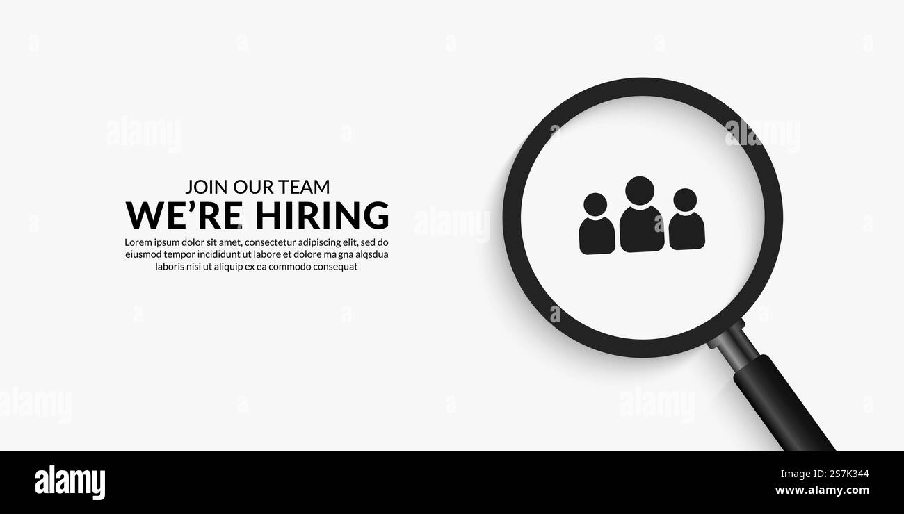 Minimal job vacancy social media background, We are hring background ...