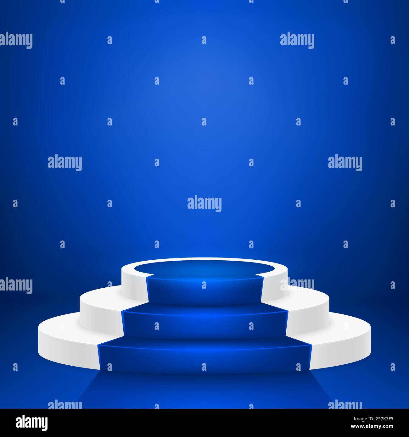 Round stage podium. Stage vector backdrop. Festive podium scene with ...