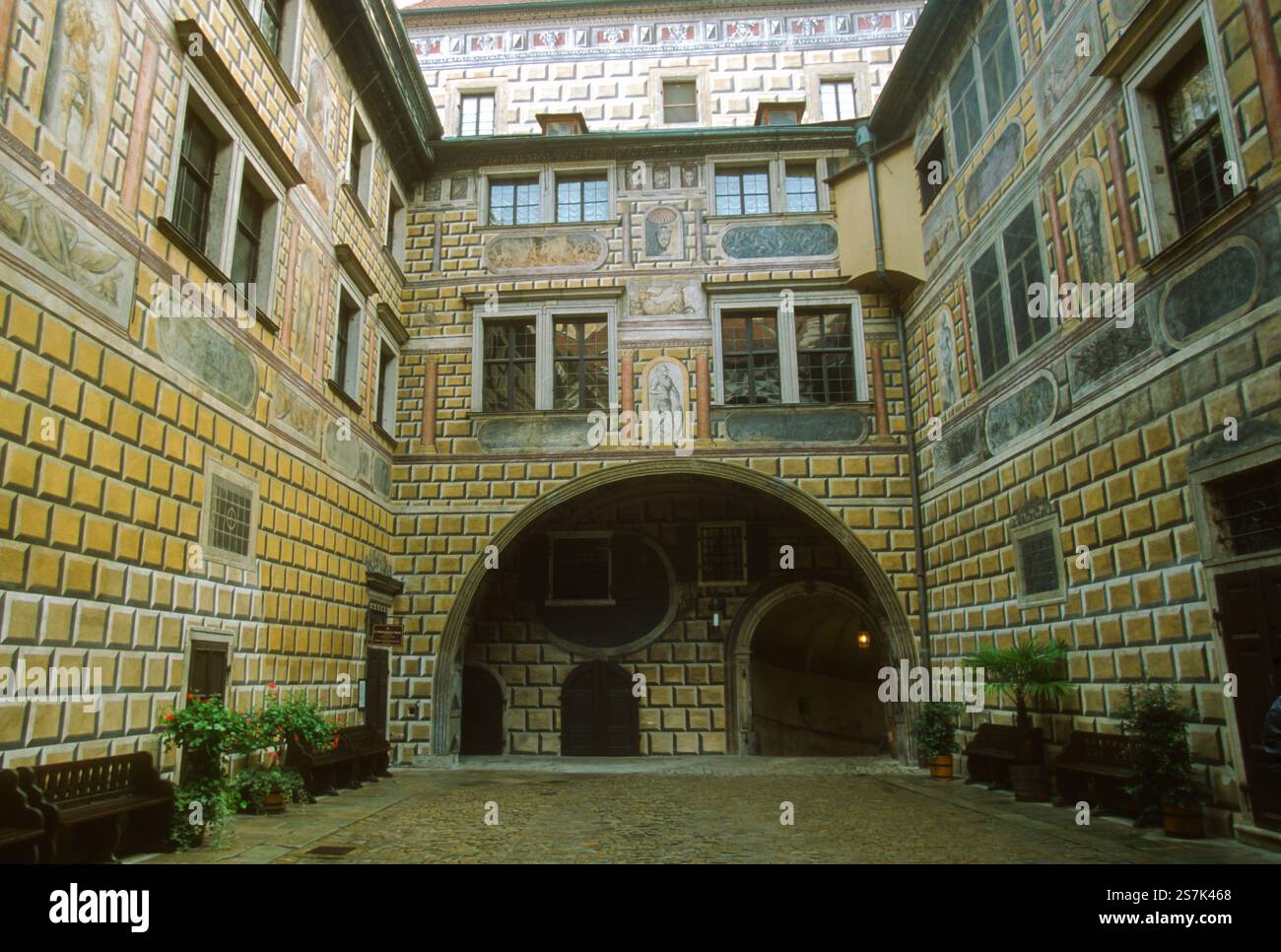 Czech Republic, Czesky Krumlov, Marionette Museum, Fairy Tale House ...
