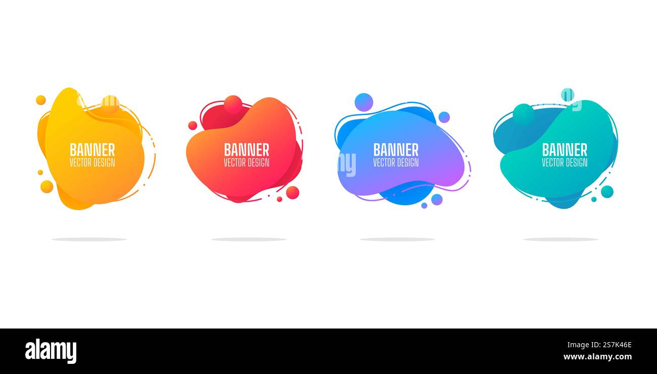 Liquid minimal tech shapes Cut Out Stock Images & Pictures - Alamy