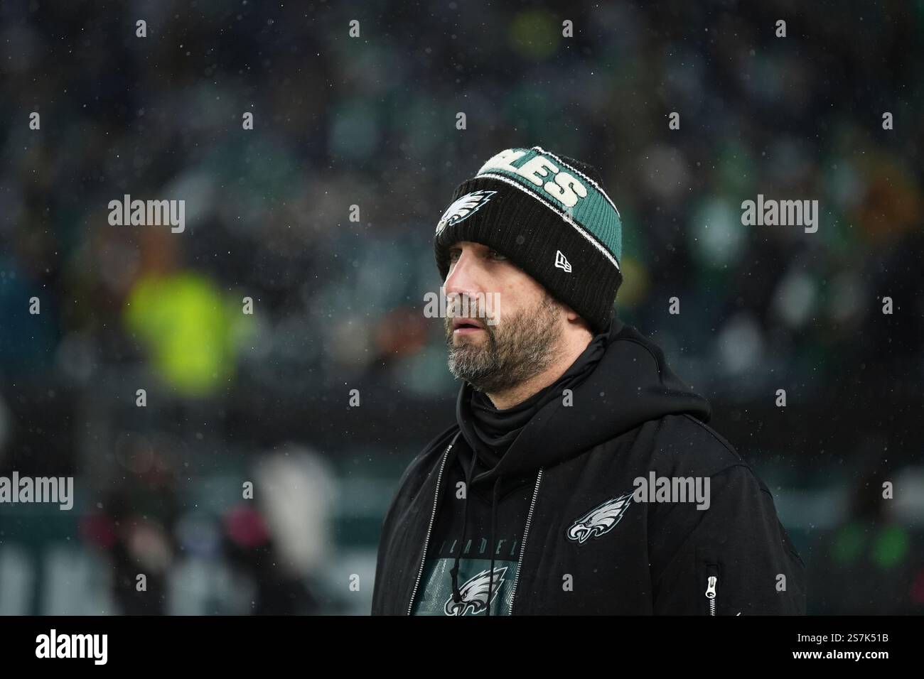 Philadelphia Eagles head coach Nick Sirianni walks off the field during ...