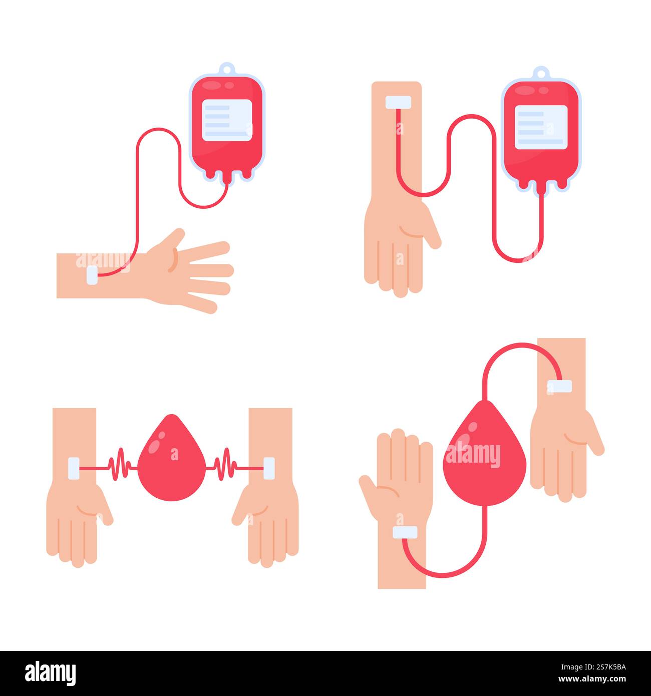 blood donation vector The concept of blood needs to save the patient’s ...