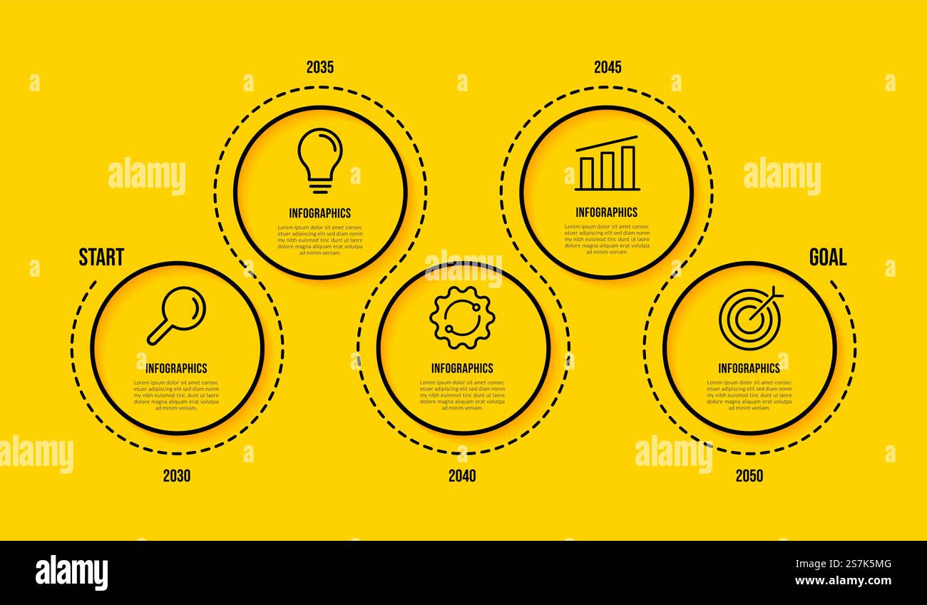 Timeline infographic template with multiple options, Business data ...