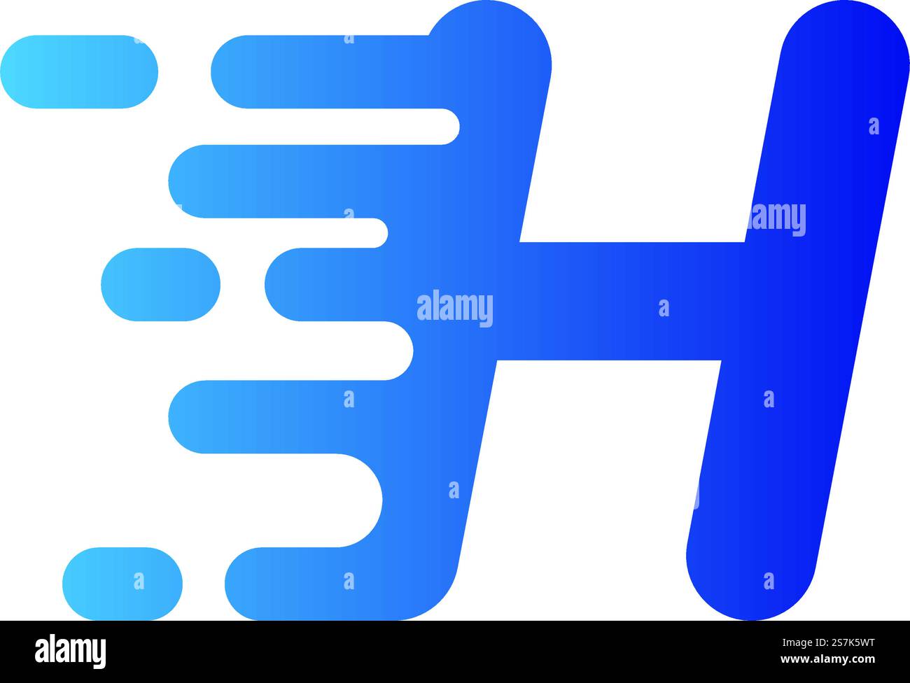 Modern H Initial letter alphabet font logo vector design Stock Vector ...