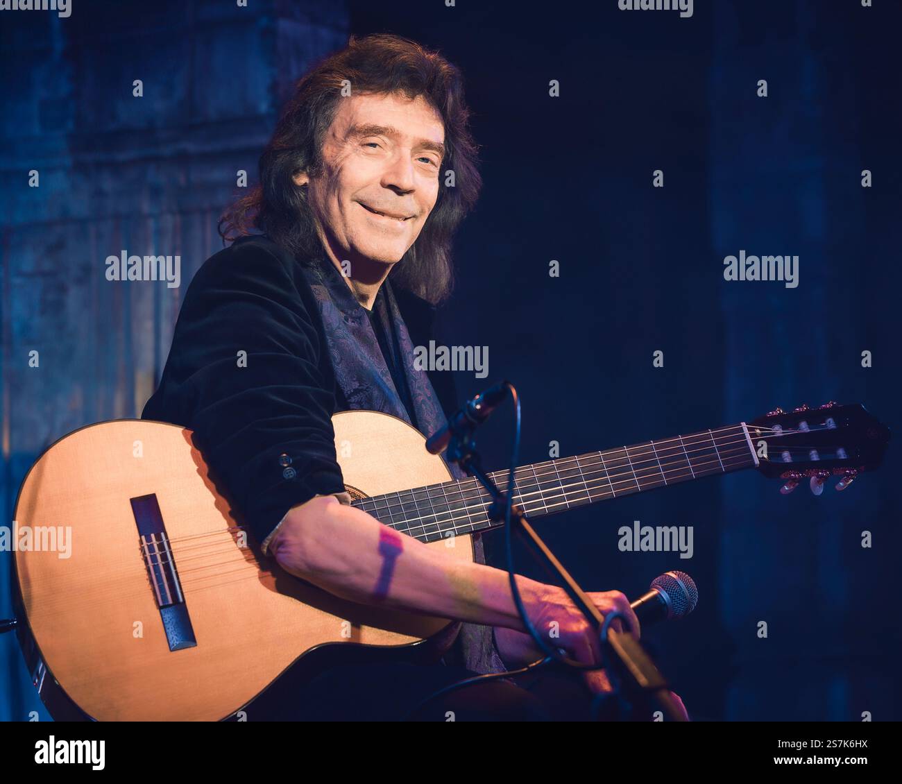 Steve Hackett playing live on 18 January 2025 Stock Photo - Alamy