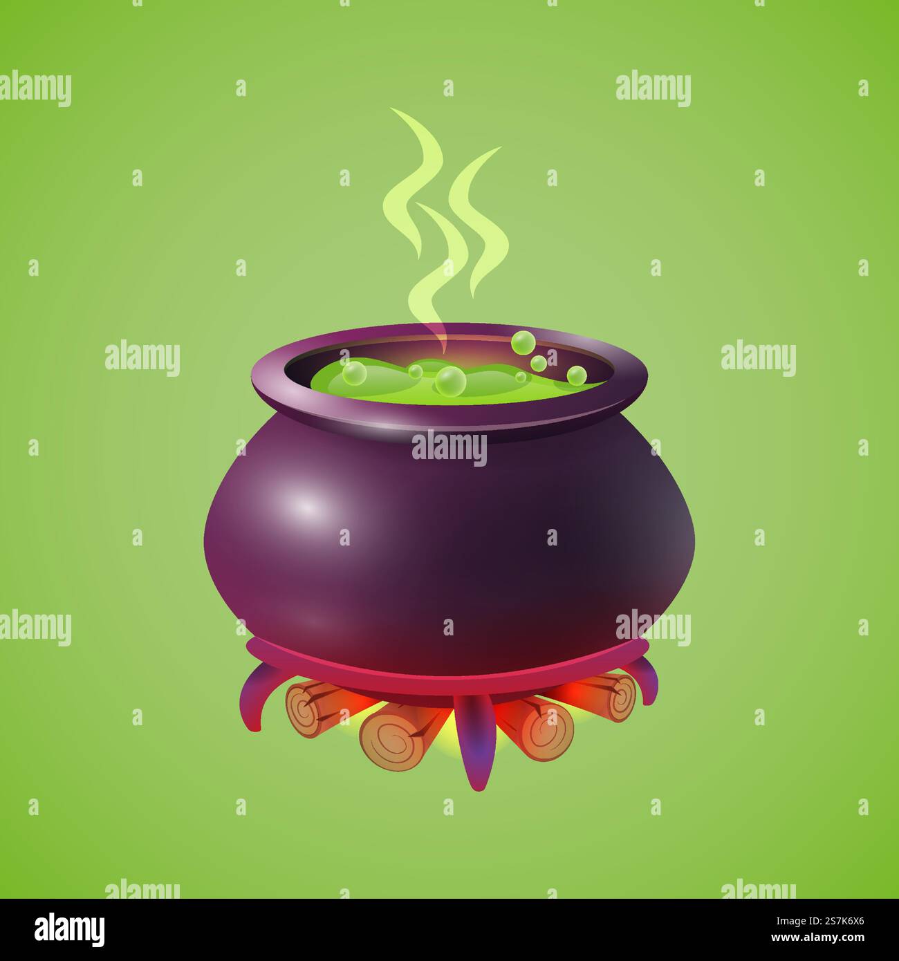 Cauldron steam Stock Vector Images - Alamy