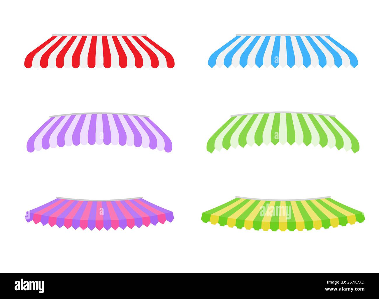 Vector shop awning. Rain protection awning for franchise stores The ...