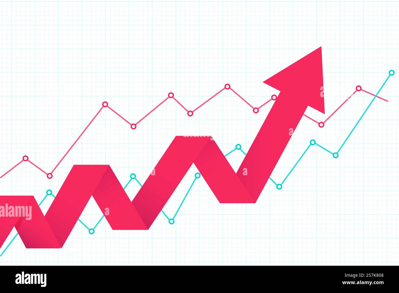 Business arrow sets goals concept for success Financial growth expanded ...
