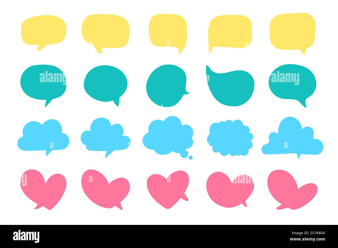 Speech Bubble for Entering Conversation Messages and Thoughts of ...
