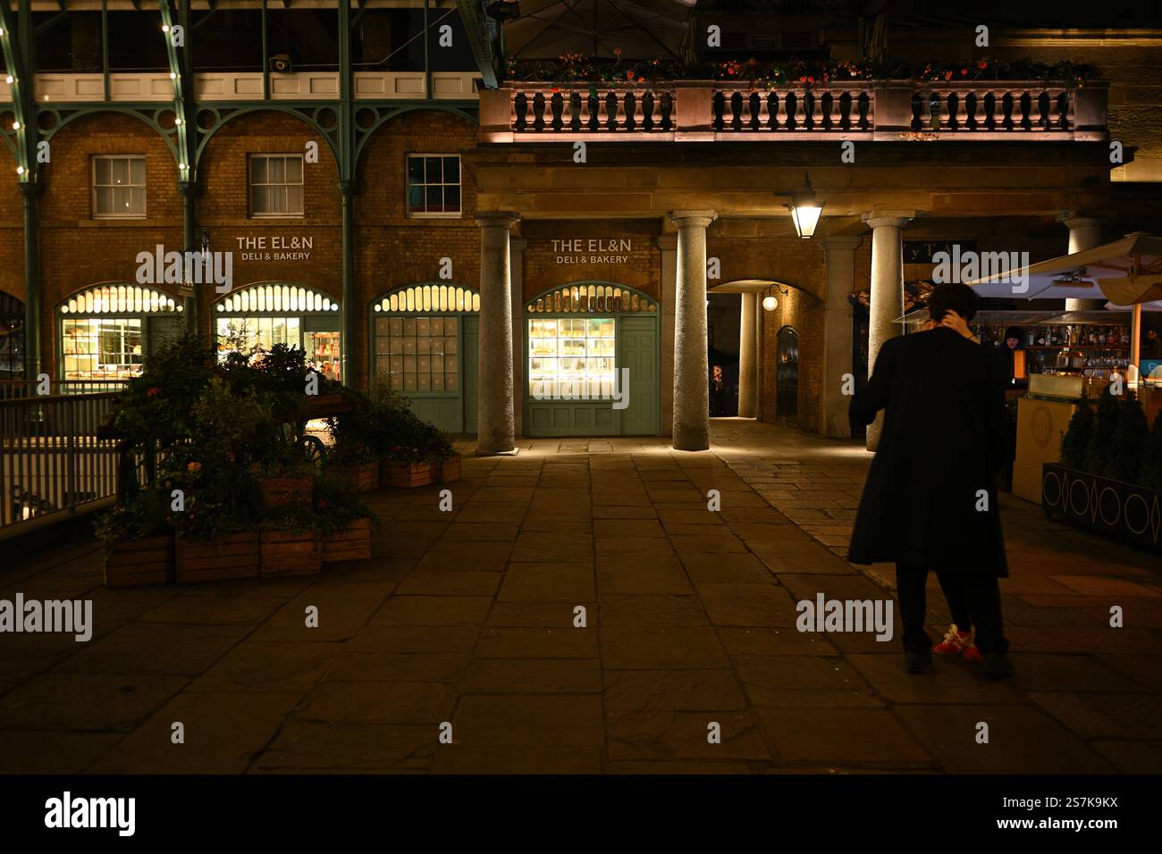 Charming Night time View of Closed Shops in Urban Setting at Covent ...