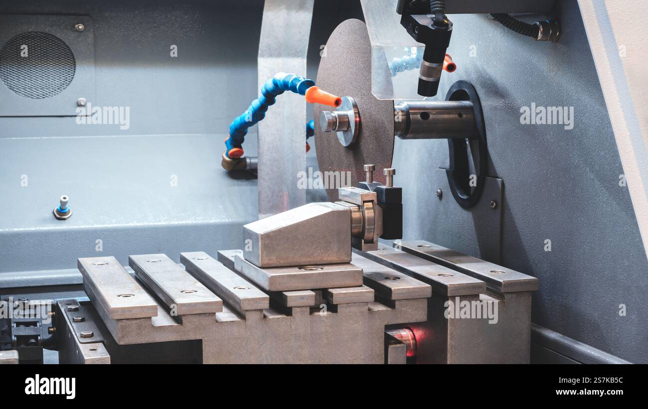 Manufacturing professional metalworking machine. Industrial concept ...