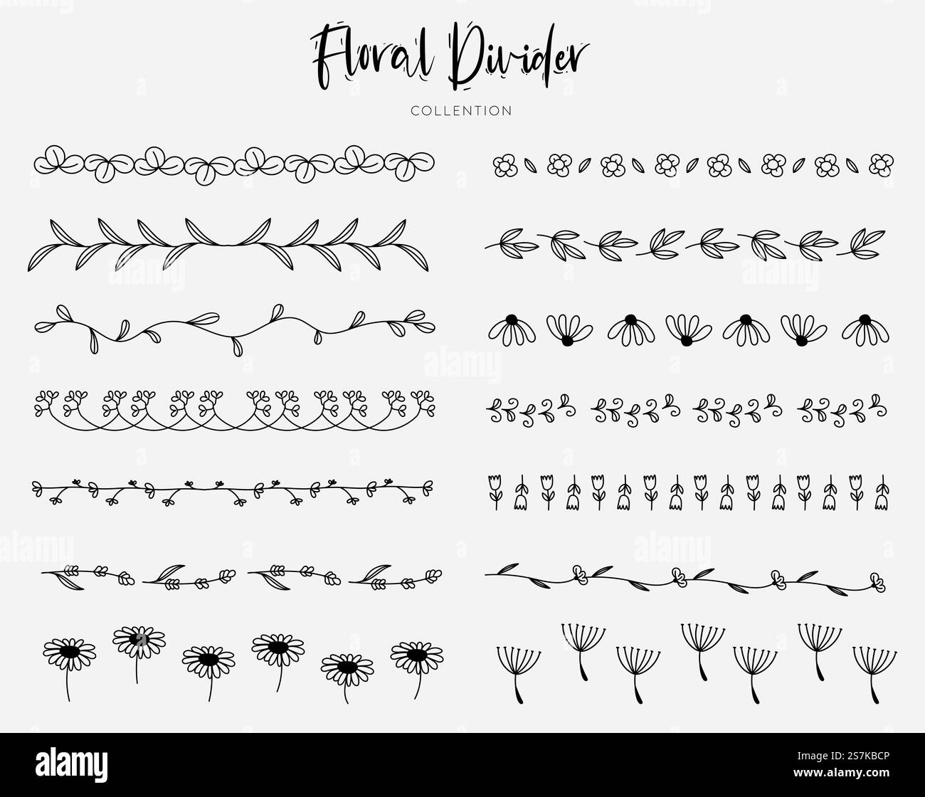 Flower borders spring Black and White Stock Photos & Images - Alamy