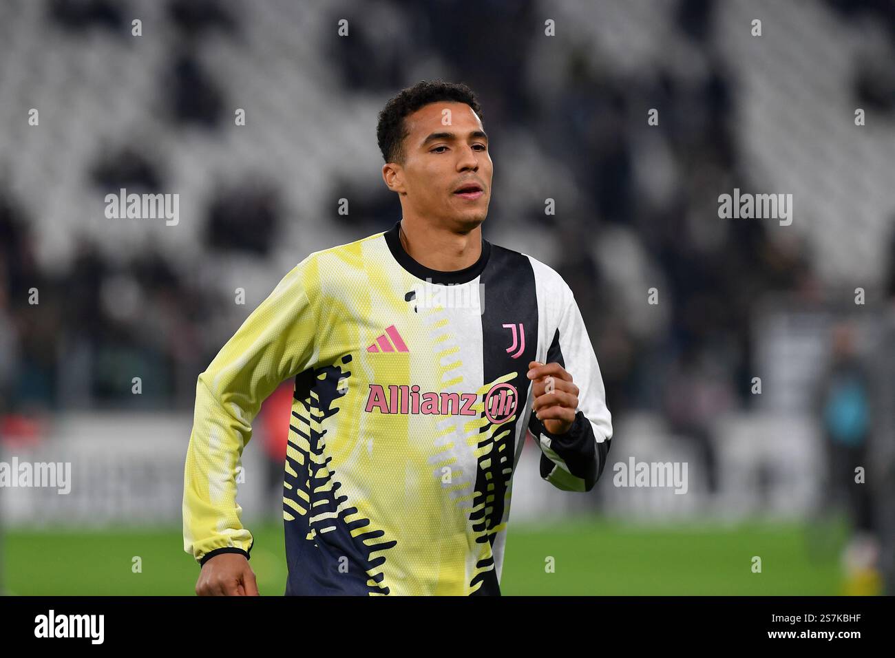 Turin, Italy. 18th Jan, 2025. Alberto Oliveira Baio of Juventus FC during Serie A 2024/25 match ...