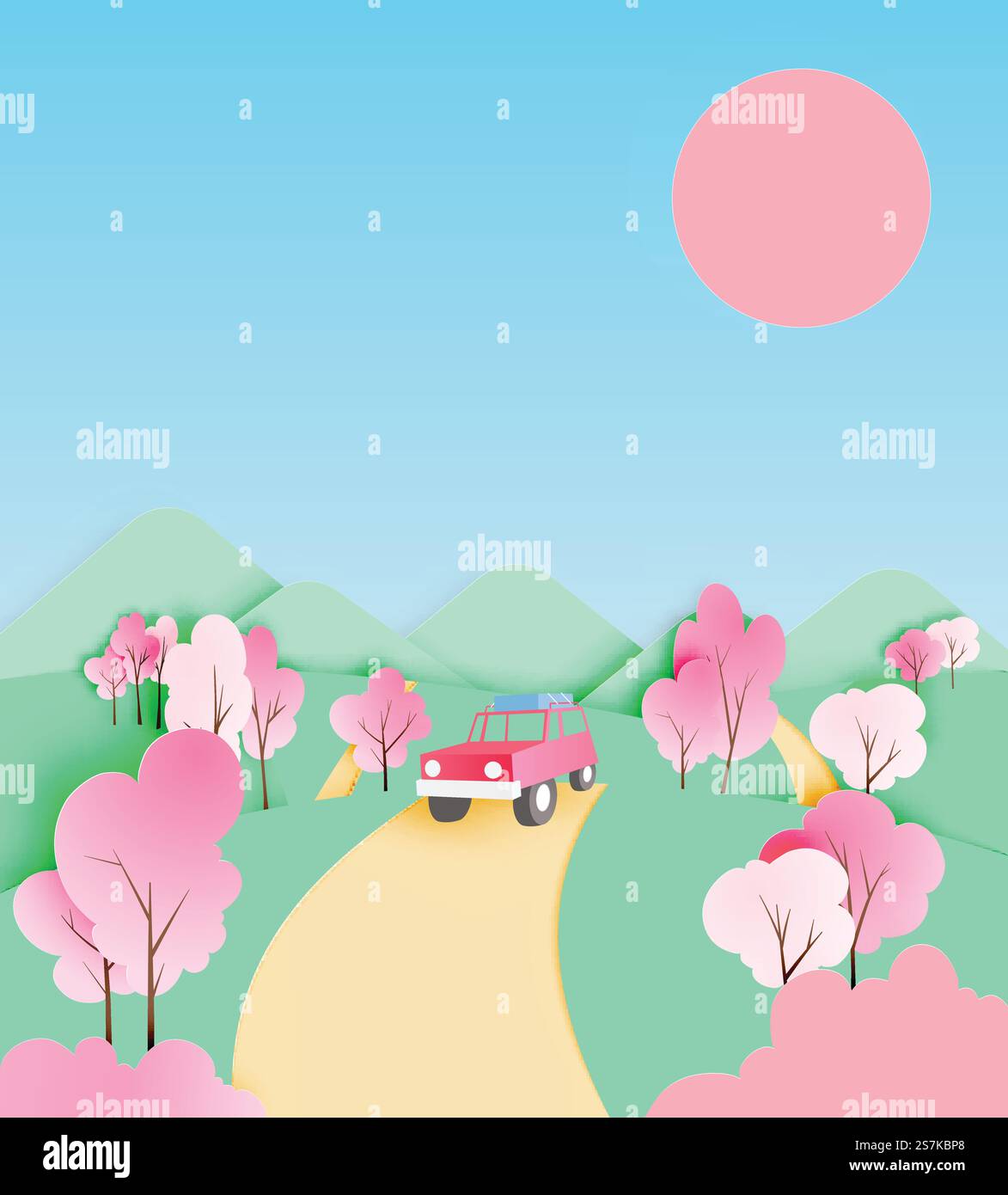 Spring in the car hi-res stock photography and images - Alamy
