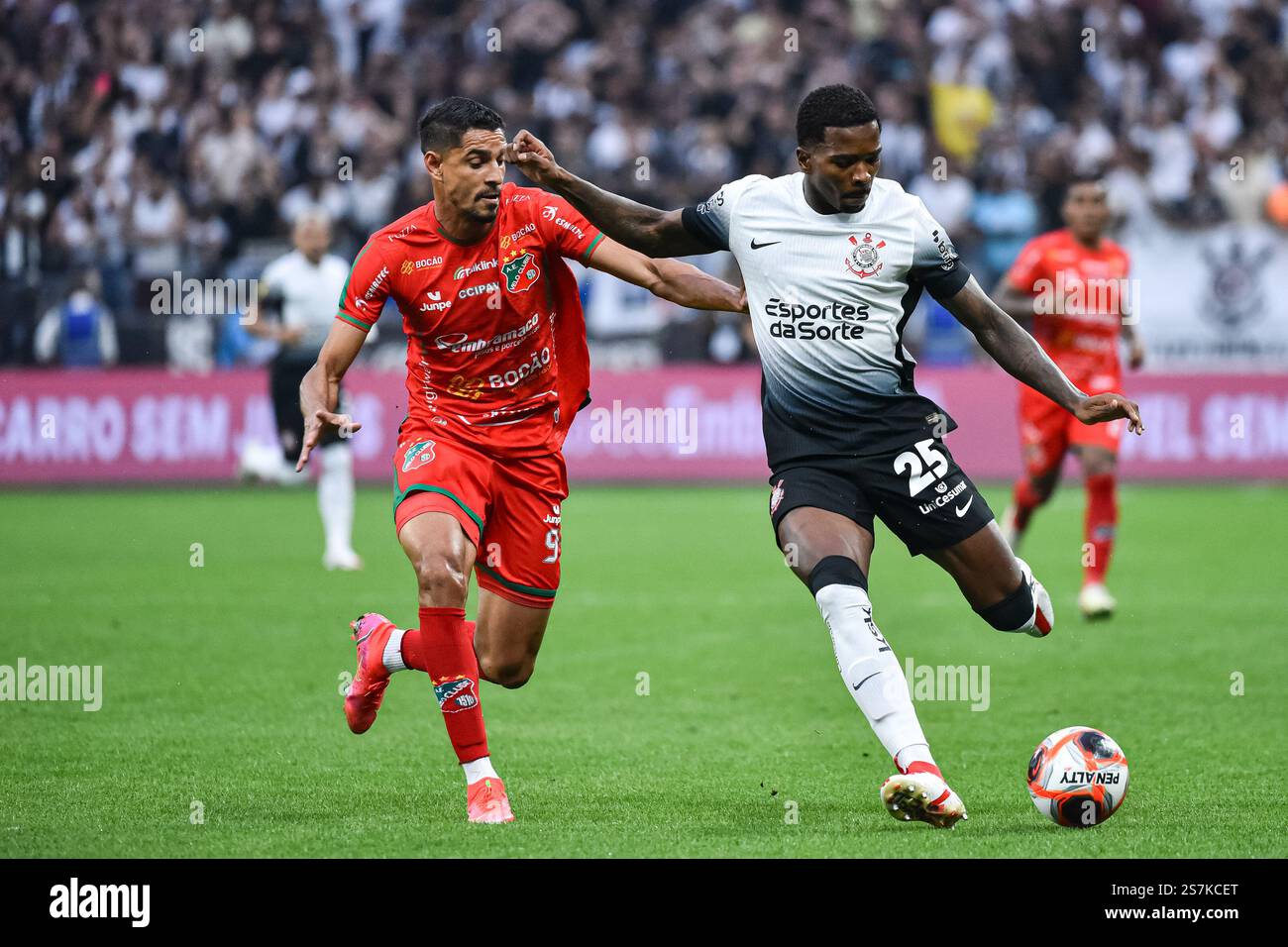 Caca, Corinthians player during the game between Corinthians and Velo ...