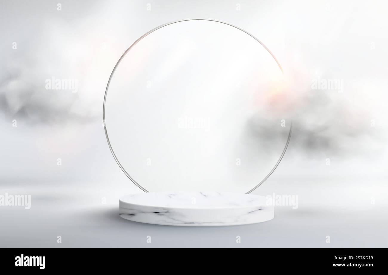 Stone podium marble rock Stock Vector Images - Alamy