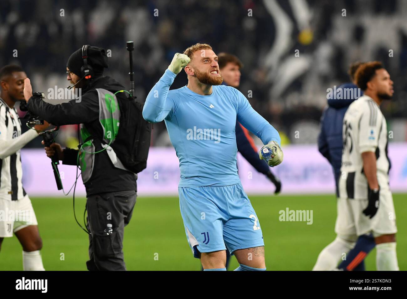 Turin, Italy. 18th Jan, 2025. Michele Di Gregorio of Juventus FC during ...
