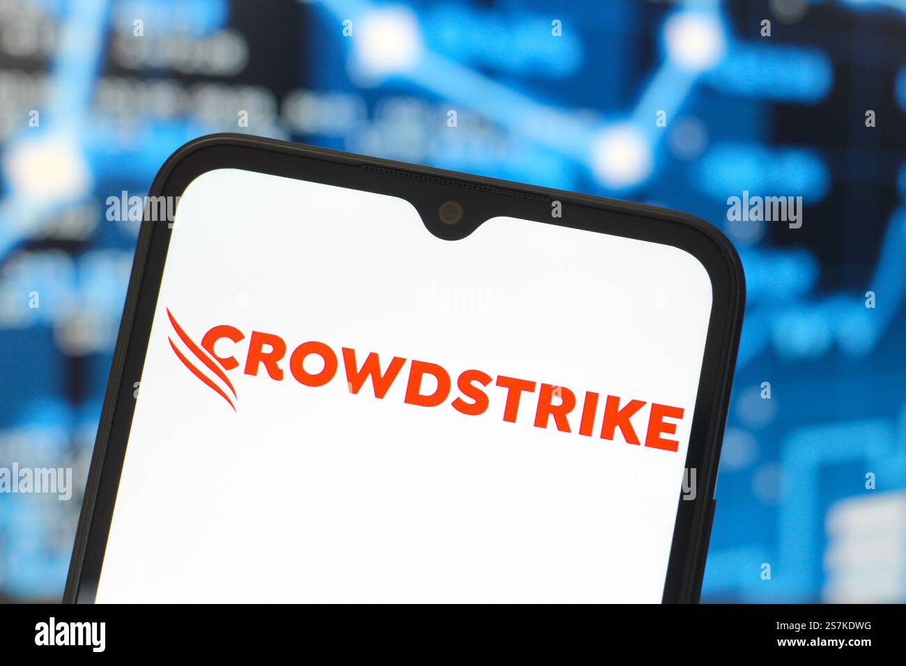 Canada. 19th Jan, 2025. In this photo illustration, the CrowdStrike ...