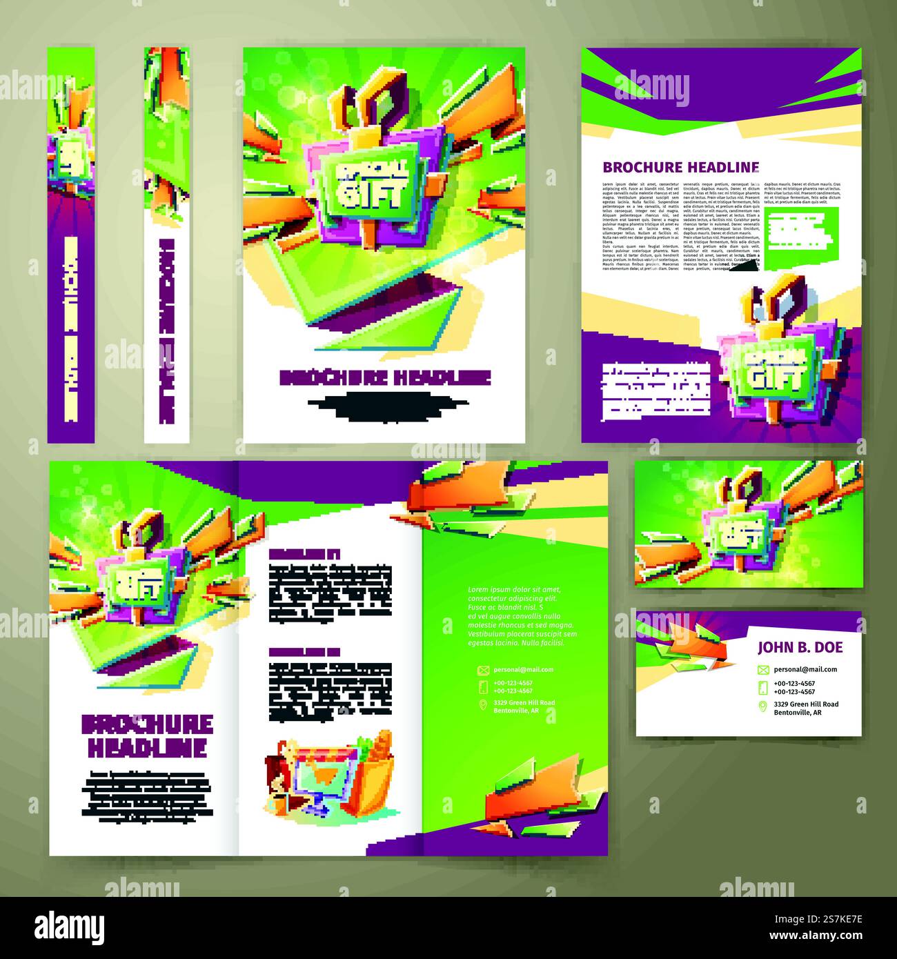 Vector flyer for sales promotion, banner, presentation brochure ...
