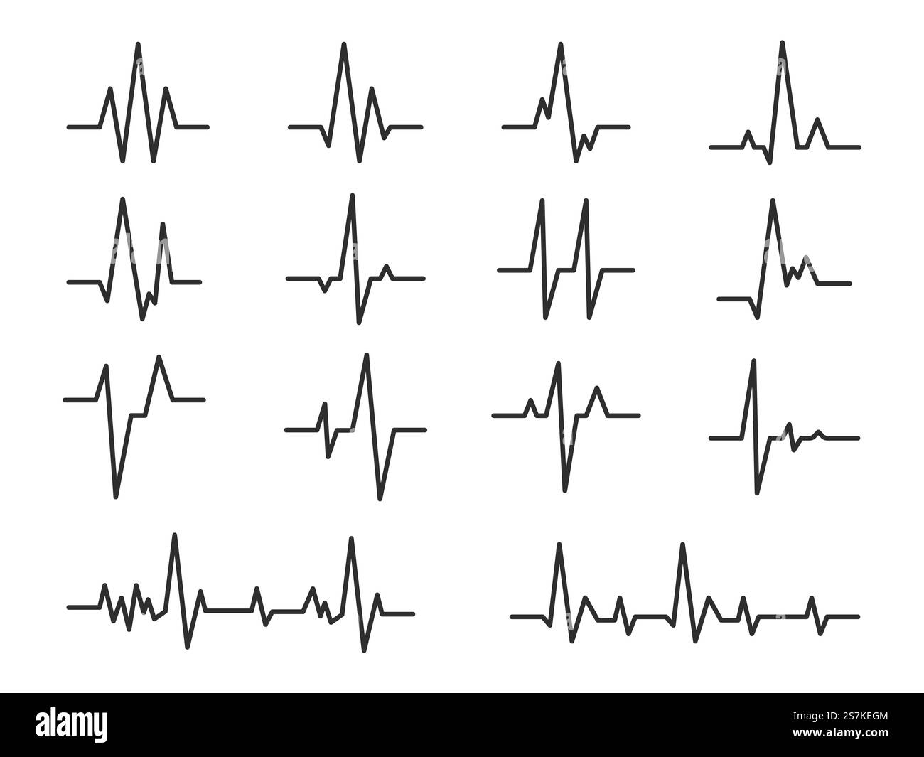 Ecg. Sinusoidal pulse lines, frequency heartbeat stress testing life ...