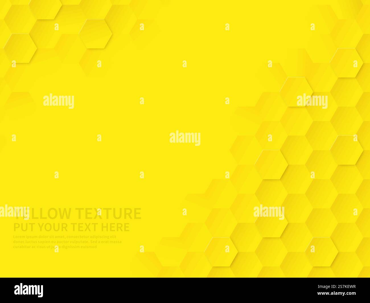 Hex texture. Yellow honeycomb geometric pattern, abstract chemistry ...