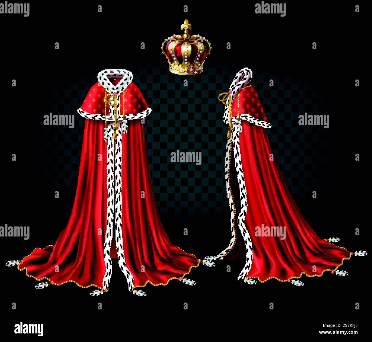 Royal robe ermine hi-res stock photography and images - Alamy