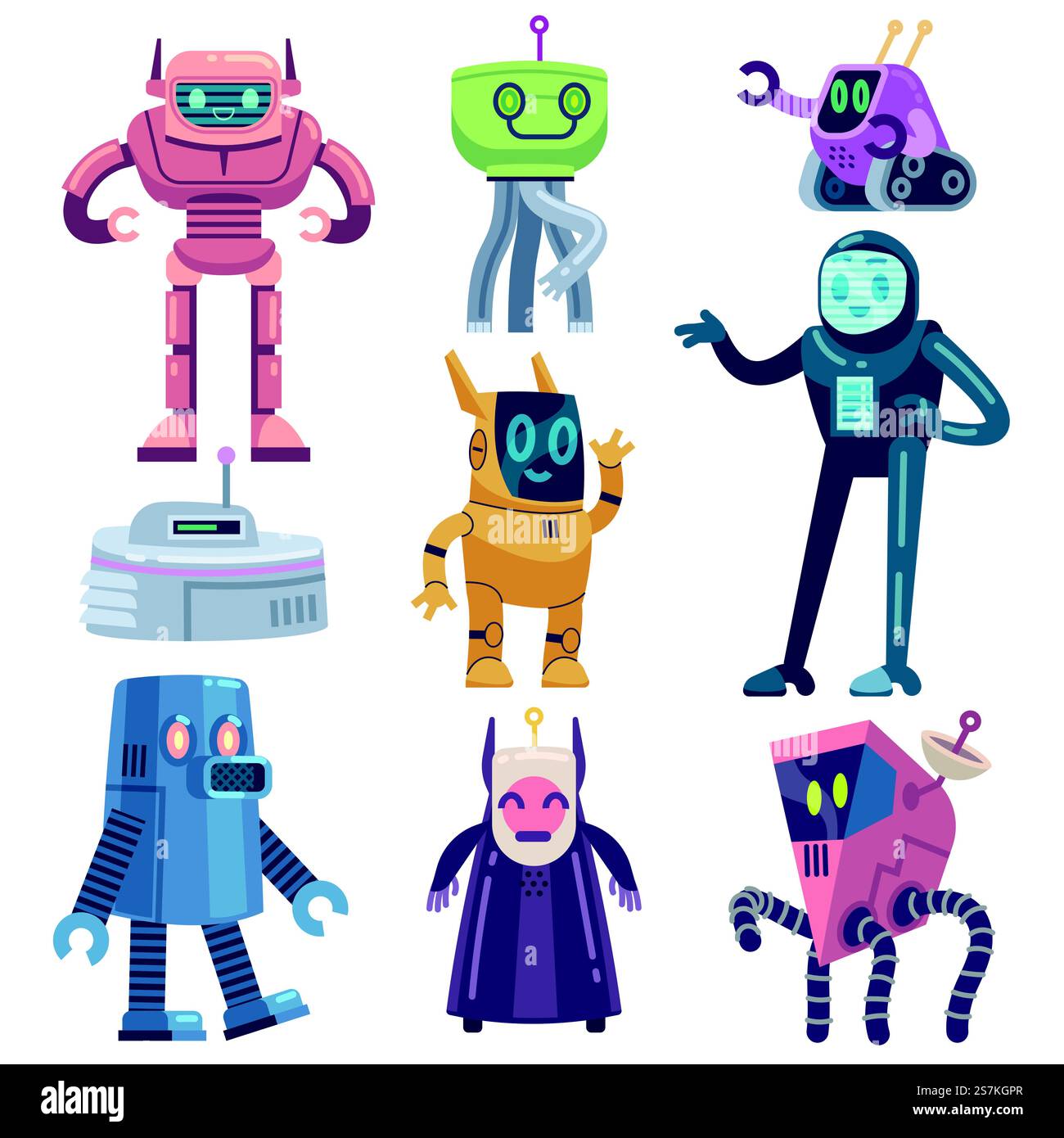 Robot. Transformer robots, modern technology android assistant ...