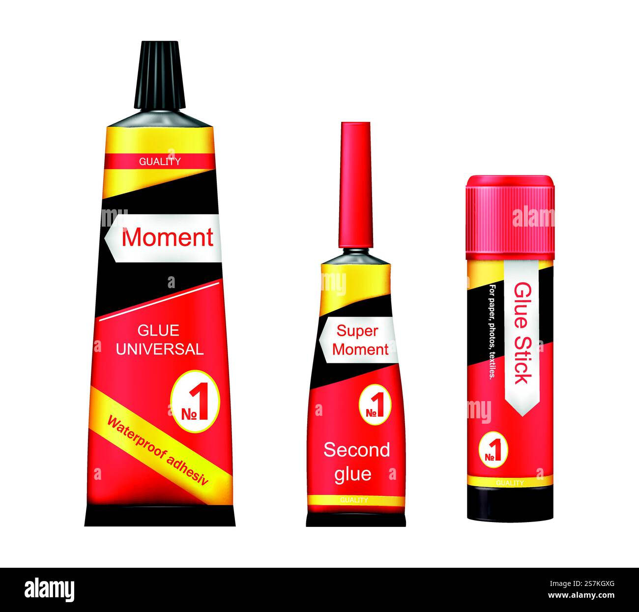 Advertisement for glue hi-res stock photography and images - Alamy