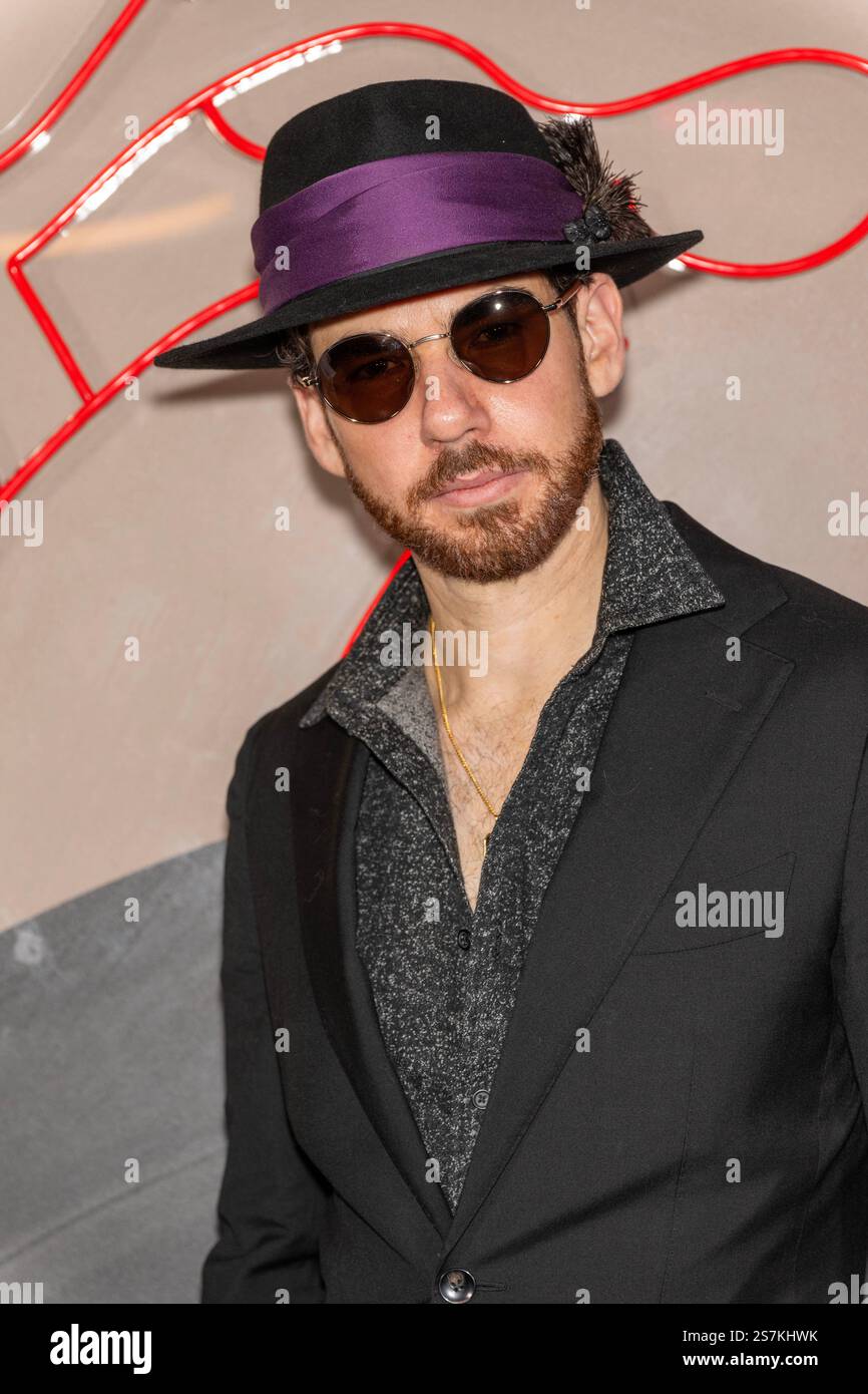 Los Angeles, USA. 18th Jan, 2025. Musician Morgan Day attends Hugh ...