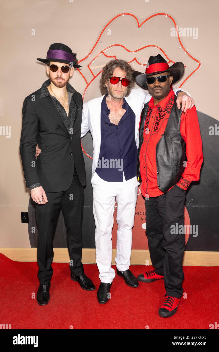 Los Angeles, USA. 18th Jan, 2025. Musician Morgan Day, Musician Nathan ...