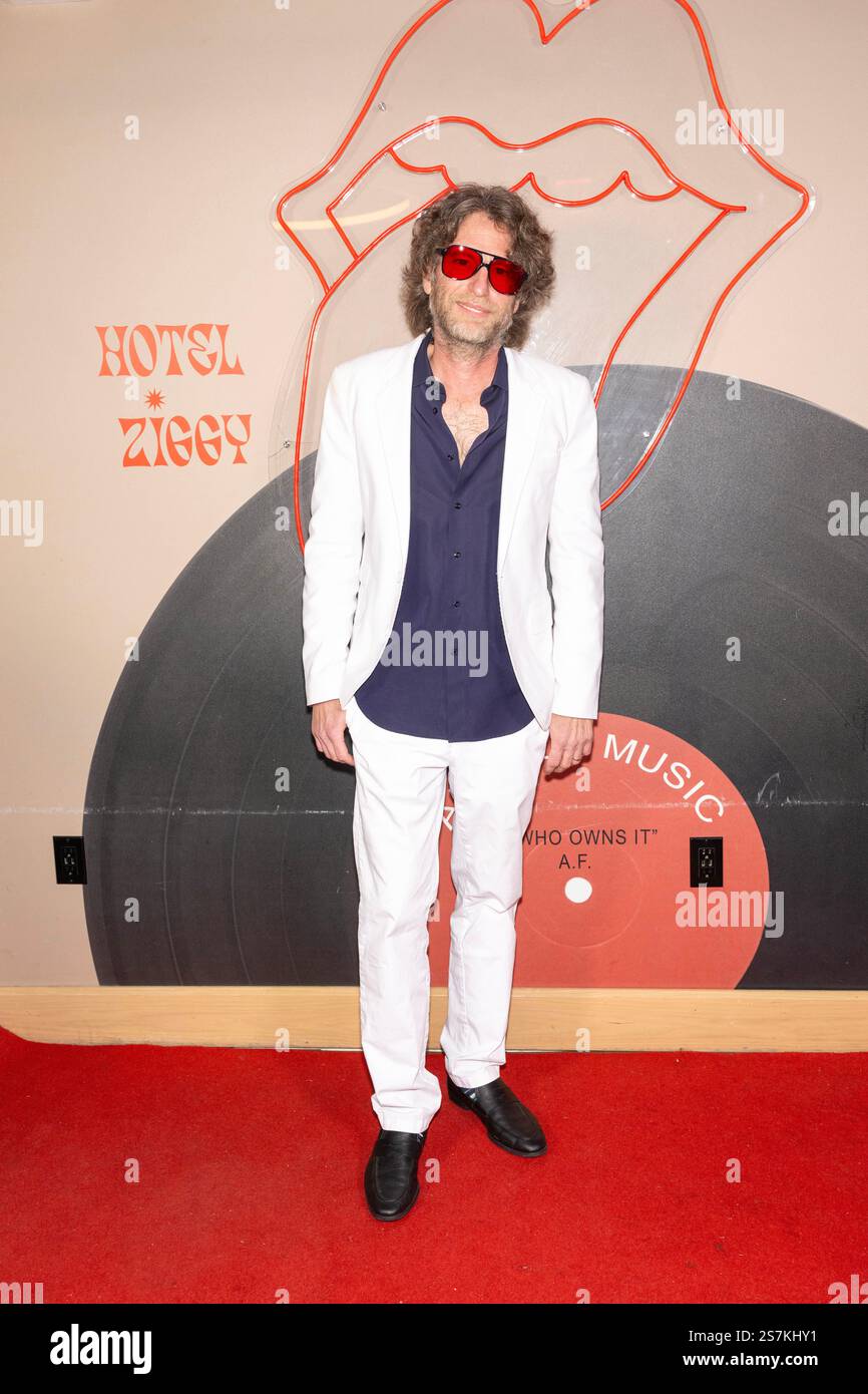 Los Angeles, USA. 18th Jan, 2025. Musician Nathan Cowles attends Hugh ...