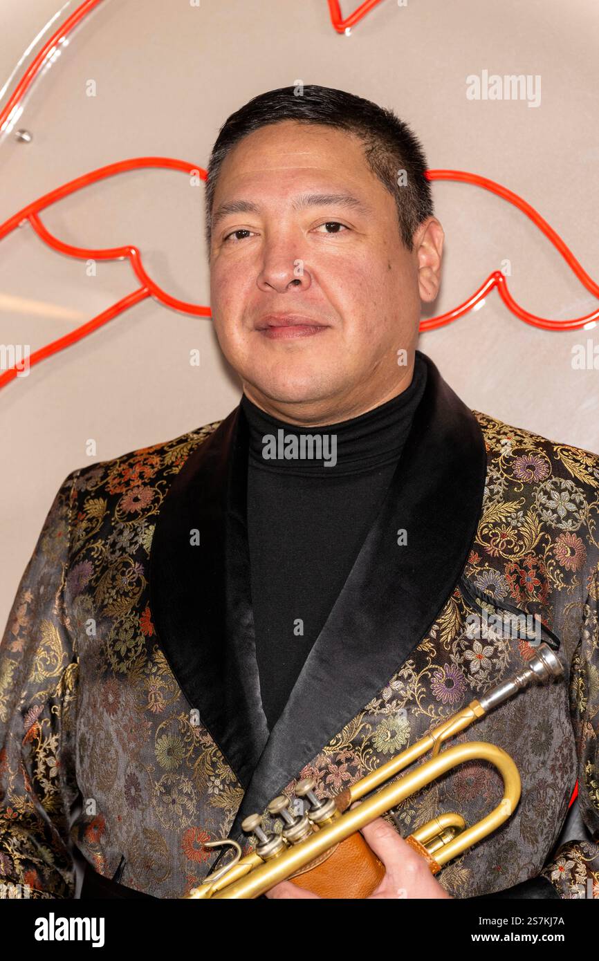 Los Angeles, USA. 18th Jan, 2025. Musician Joe Herrera attends Hugh Peeple Perform a Charity ...