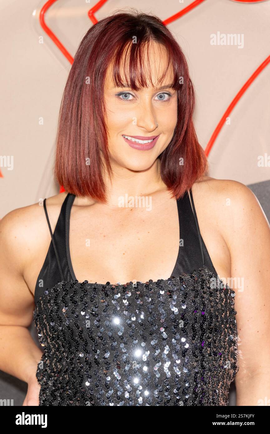 Los Angeles, USA. 18th Jan, 2025. Dancer Katie Gallagher attends Hugh ...