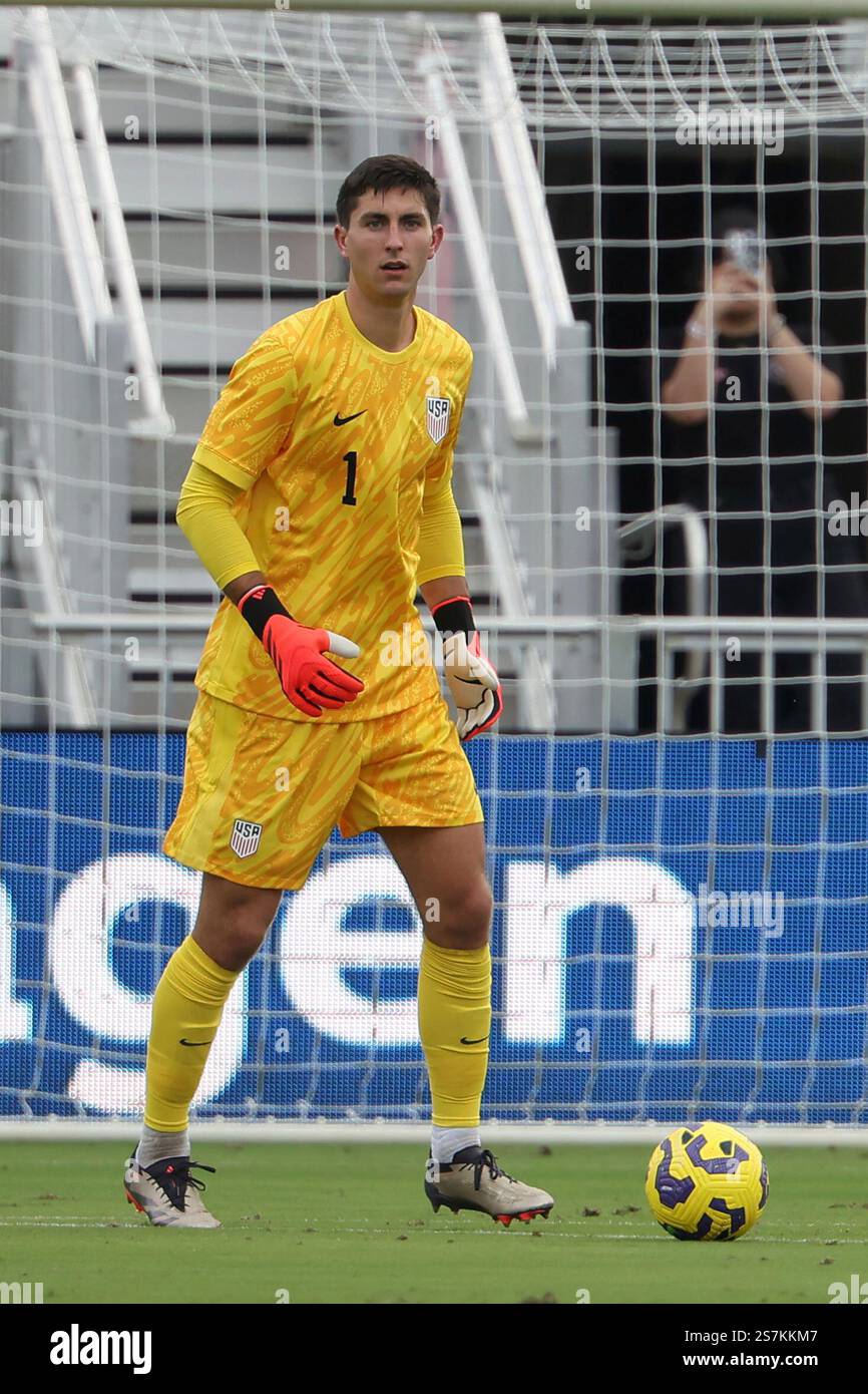 FT. LAUDERDALE, FL - JANUARY 18: United States goalkeeper Patrick ...