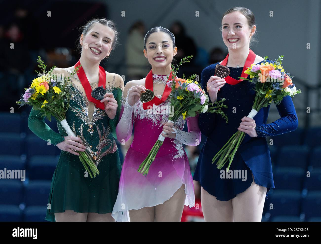 perform their free dance in the ice dance competition at the Canadian ...