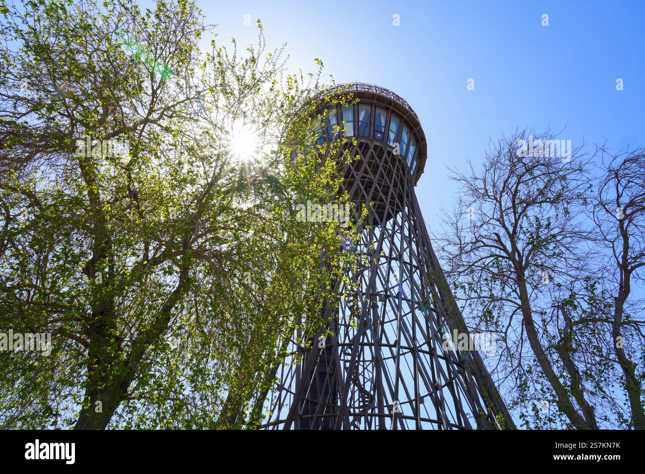 Bukhara Tower aka Shukhov Tower, an ancient water tower repurposed as ...