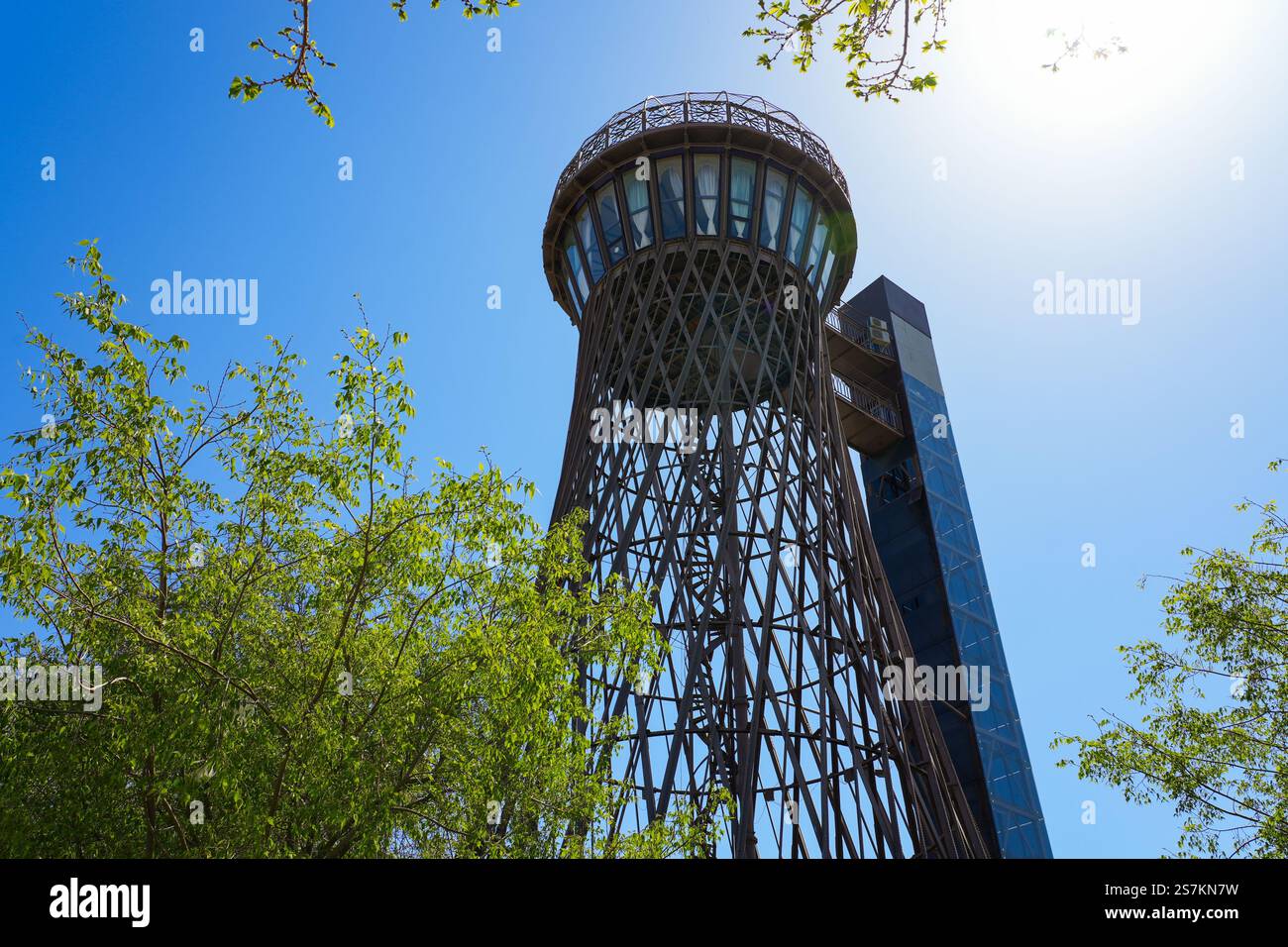 Bukhara Tower aka Shukhov Tower, an ancient water tower repurposed as ...