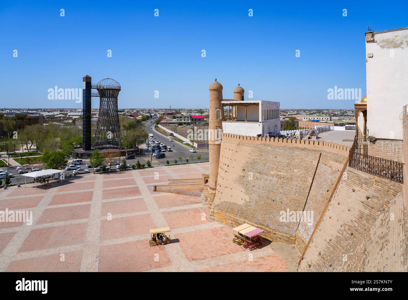 Bukhara Tower aka Shukhov Tower, an ancient water tower repurposed as ...