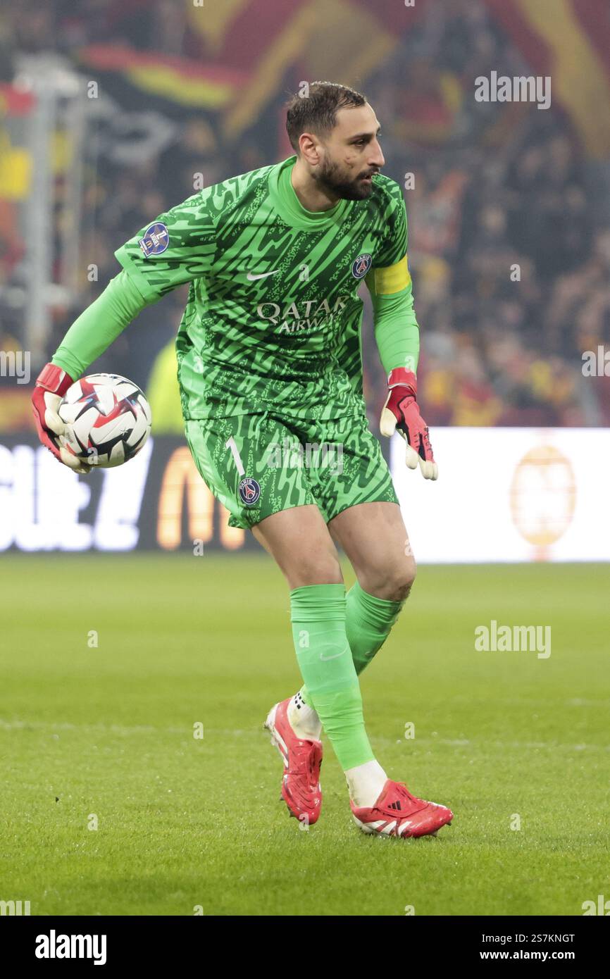 PSG goalkeeper Gianluigi Donnarumma during the French championship ...