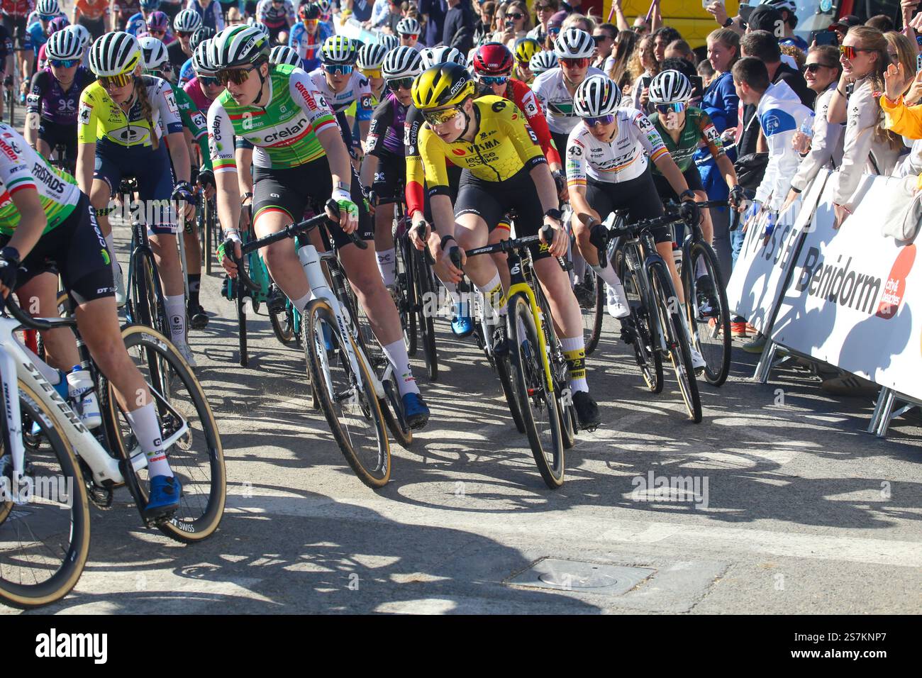 Benidorm, Spain, 19th January, 2025: Team Visma | Lease a Bike cyclist ...