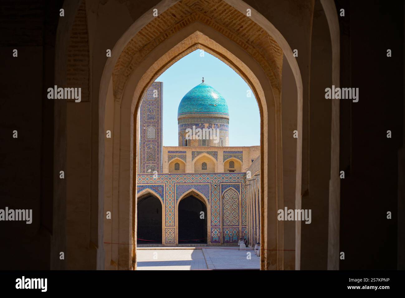 Kalan Mosque in the Po-i-Kalyan complex of the historic old town of ...