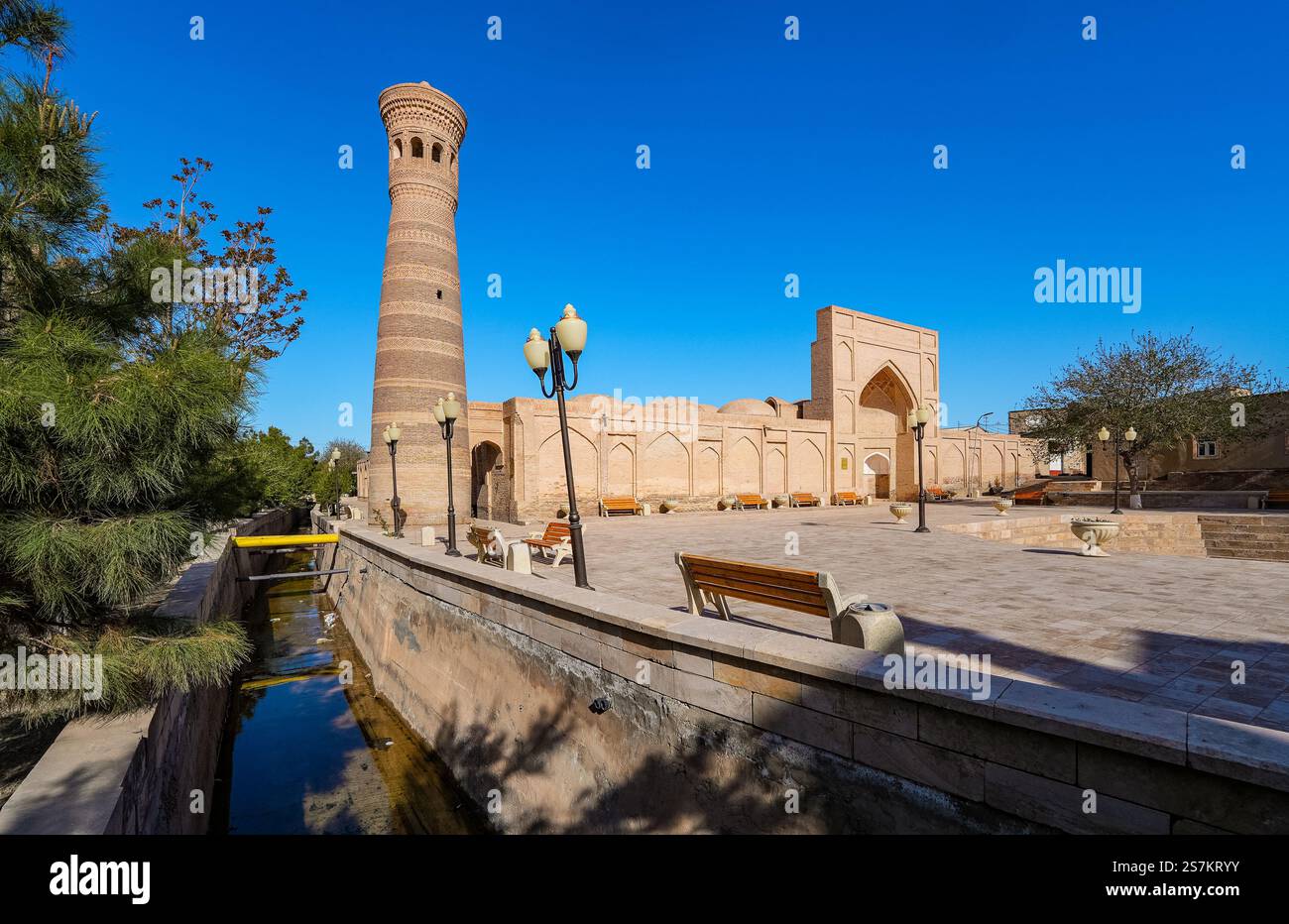 Khoja Gaukushan Mosque in Bukhara, Uzbekistan, Central Asia Stock Photo ...